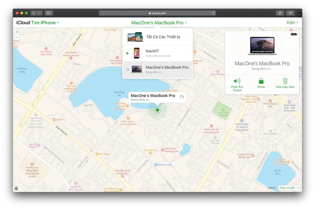 Hướng dẫn kích hoạt Find My Mac trên MacBook