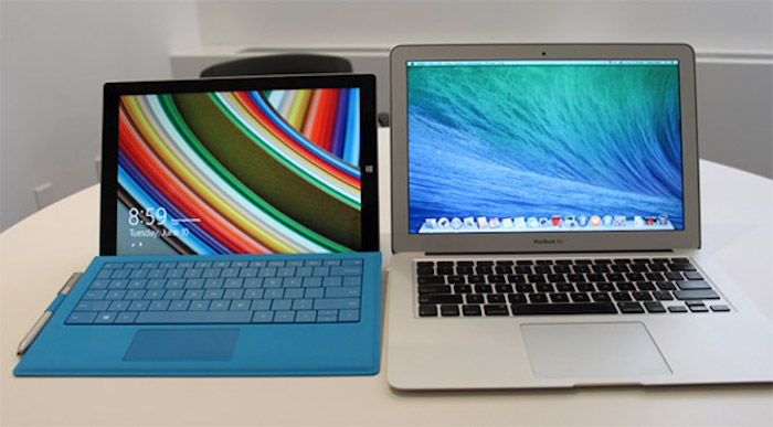 Nên mua MacBook Air hay SurFace Pro 3