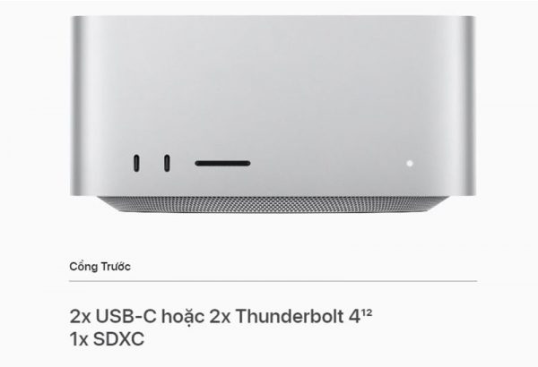 Mac Studio M2 Max - M2 Ultra chính hãng Apple, Giá rẻ | Trả Góp 0%